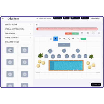 Restaurant Floor Plan. Table Management and Layout - Tableo